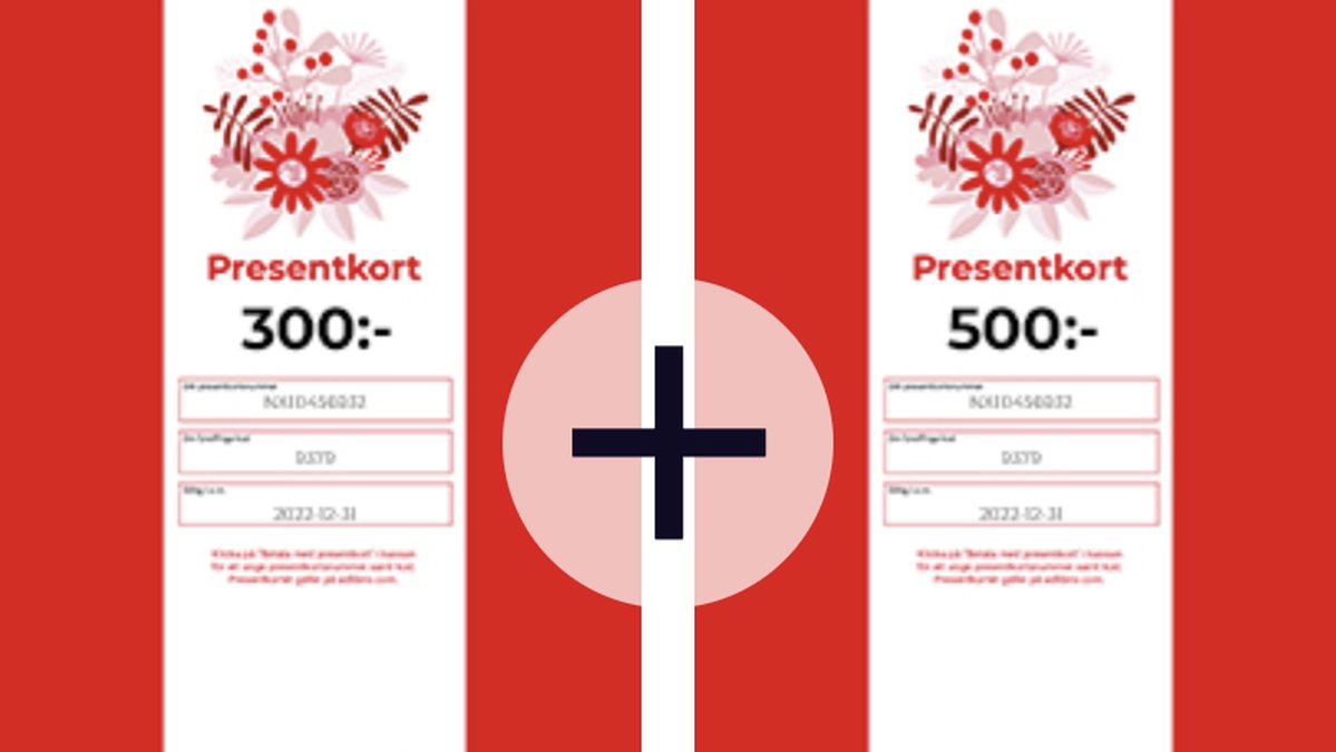 Presentkort hos Adlibris